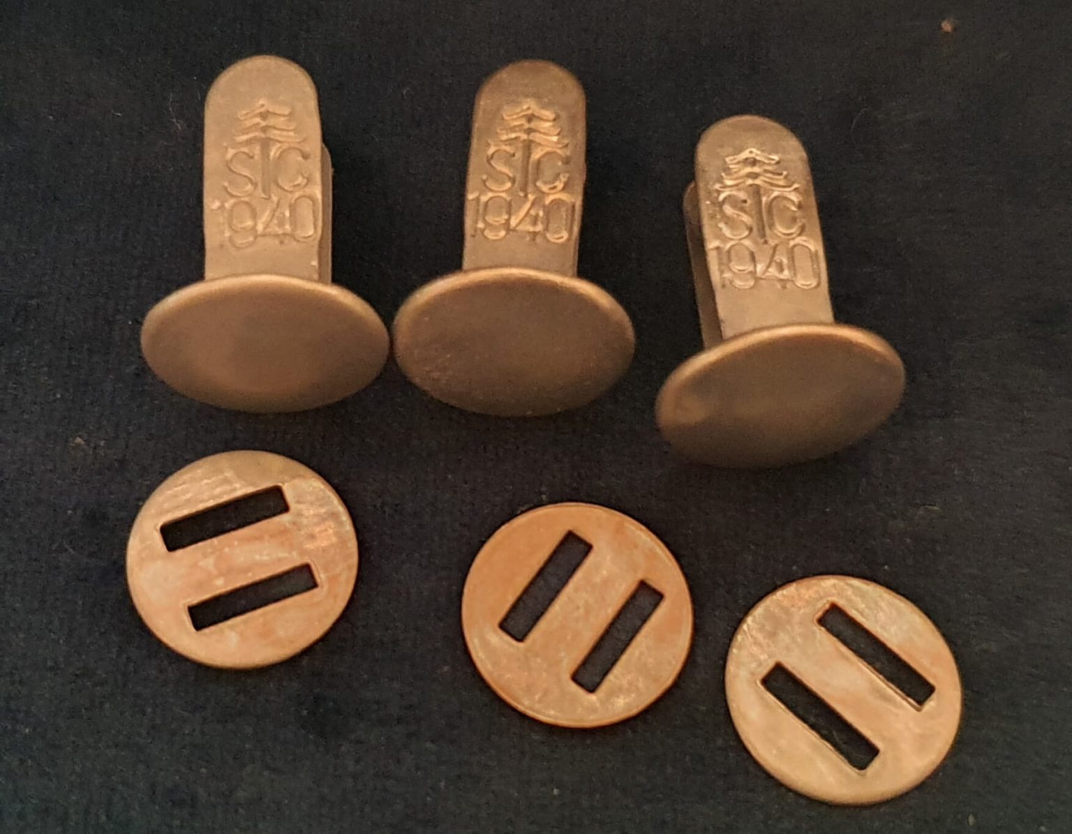 WW2 Model 1940 – 42 German Helmet Liner Split Pin Rivet Set – The ...