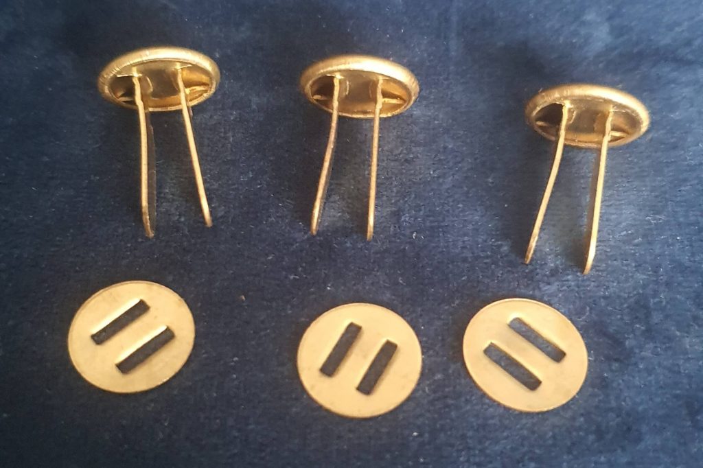 Model 1935 German Helmet Solid Brass Liner Split Pin Rivet Set – The ...